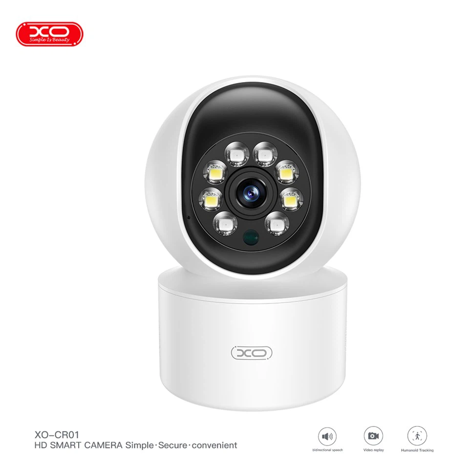 XO - CR01 - HD Smart Camera With Human Tracking - White